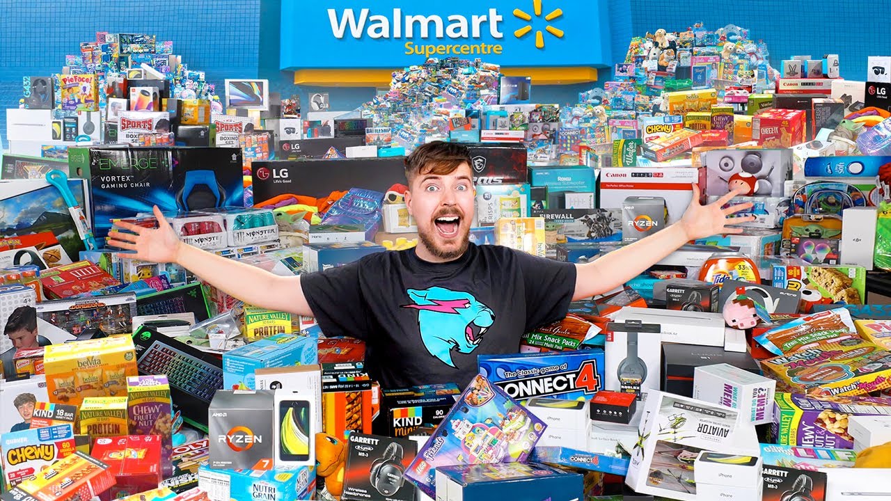 MrBeast Bought Everything in 5 Stores - YupLife